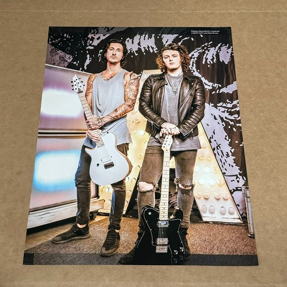 Art | Cameron Liddell Ben Bruce Of Asking Alexandria Music Print Ad ...